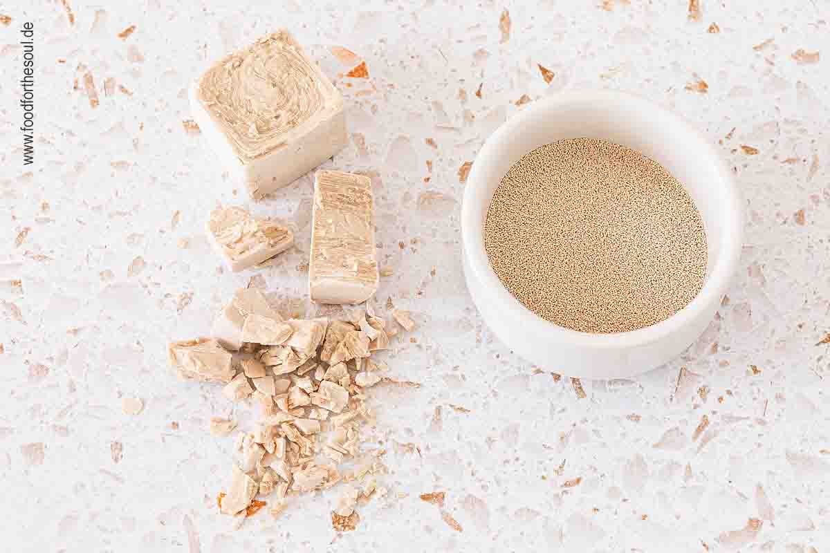 Umrechnungstabelle: Trockenhefe und frische Hefe umrechnen