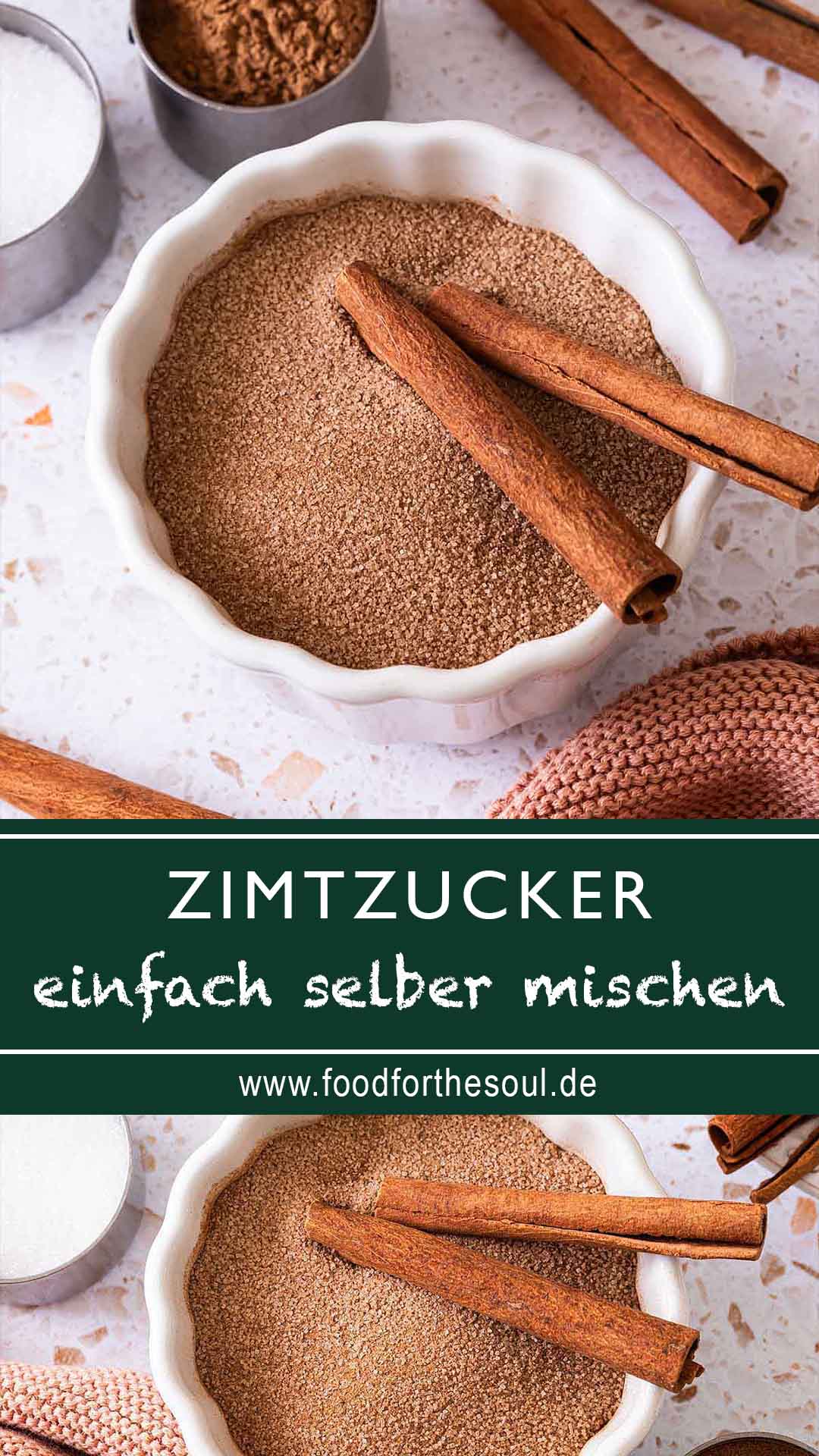 Zimt-Zucker mischen - das perfekte Verhältnis für Zimtzucker